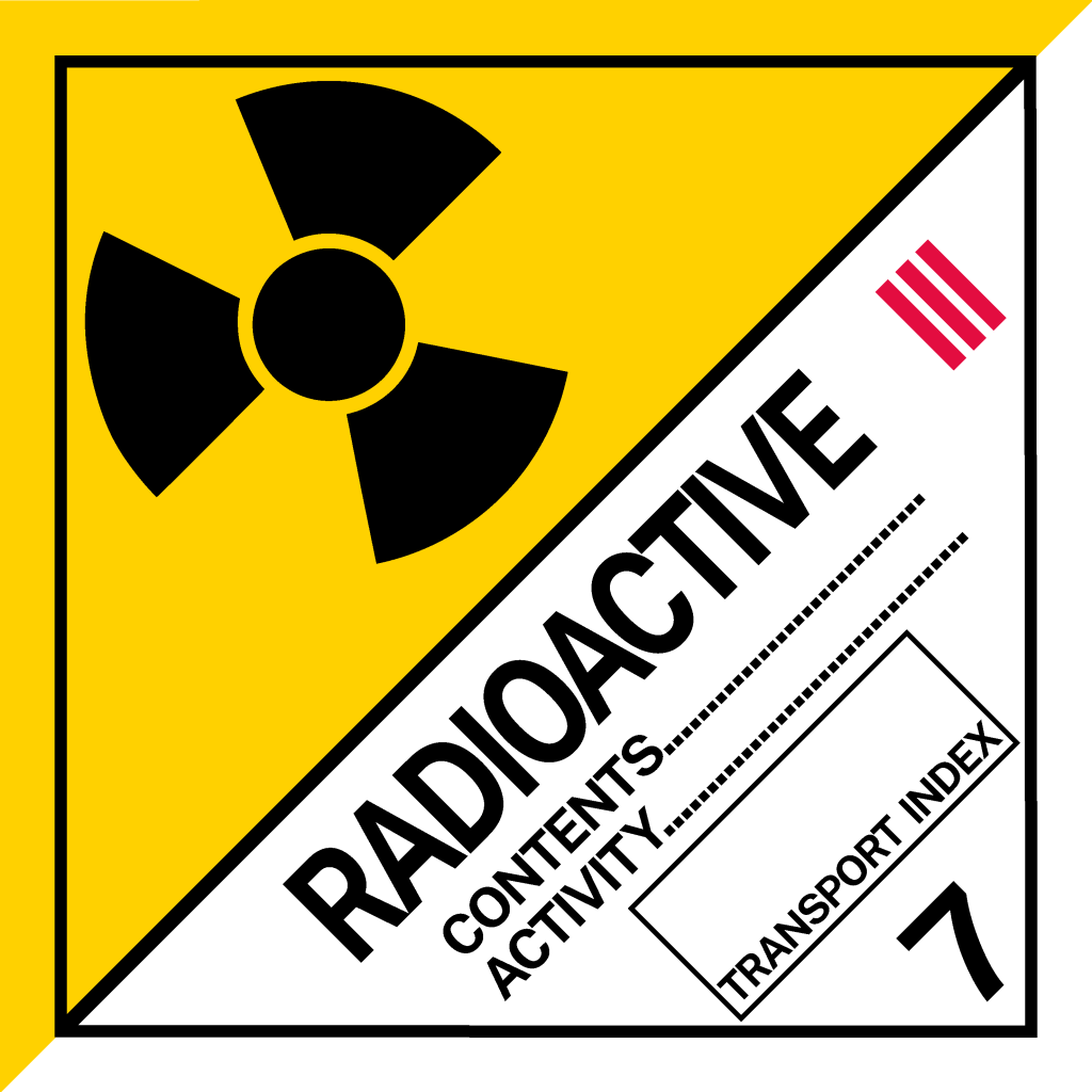 Dangerous Goods Label - 7C | Tegral